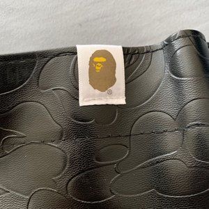 Bape | Bags | Bape Leather Tote Bag | Poshmark